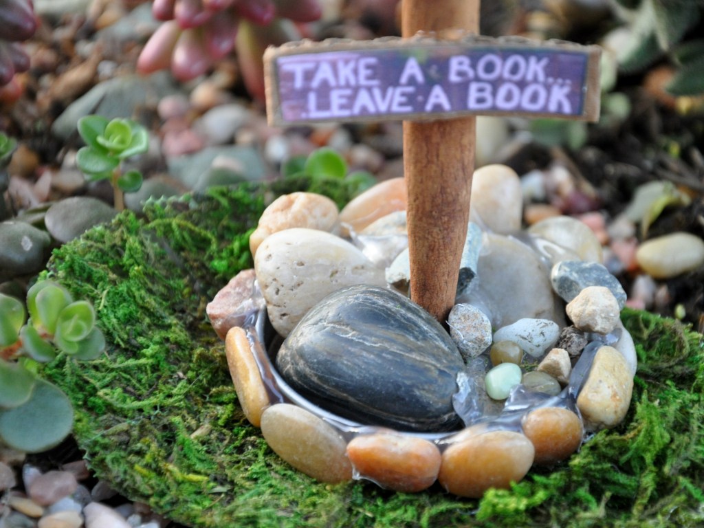 The Making of The Miniature Little Free Library – Gardening Nirvana