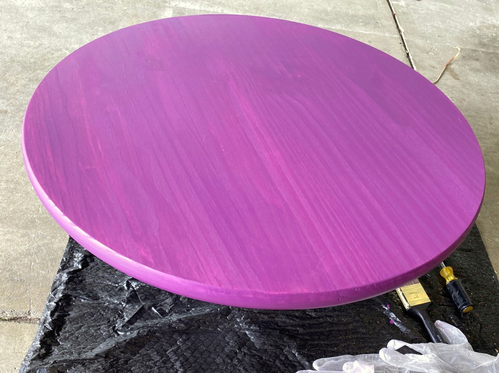 A Vintage Postage Stamp Table for Sharon – Gardening Nirvana