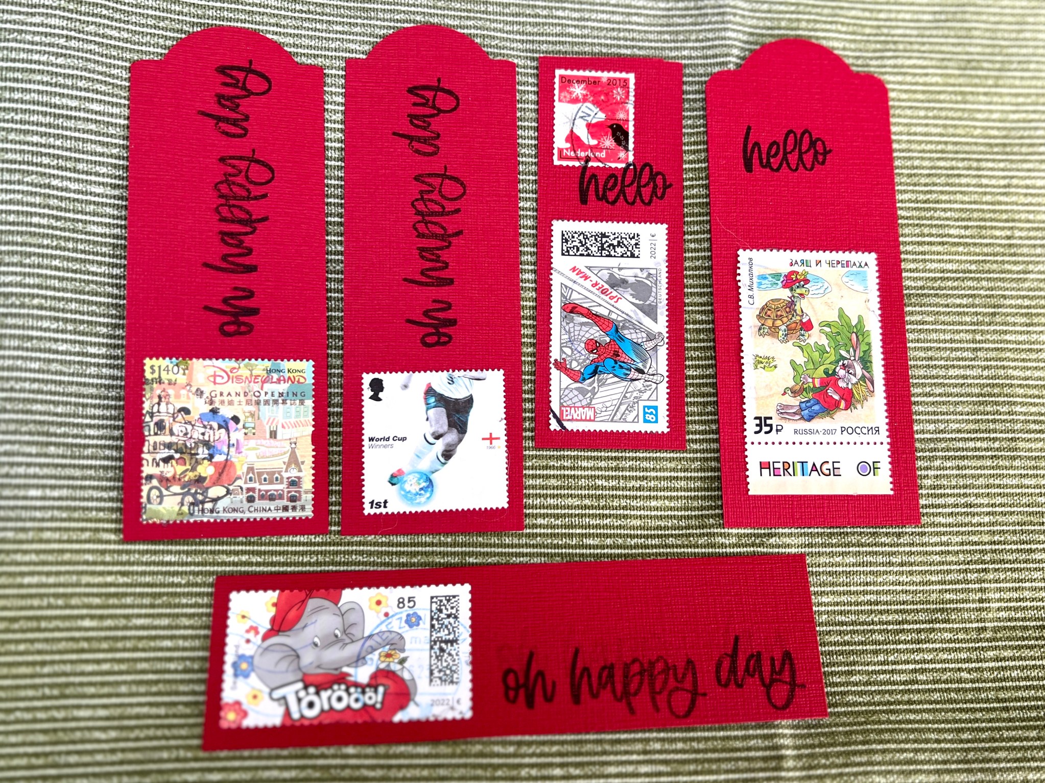 postage stamp bookmarks – Gardening Nirvana